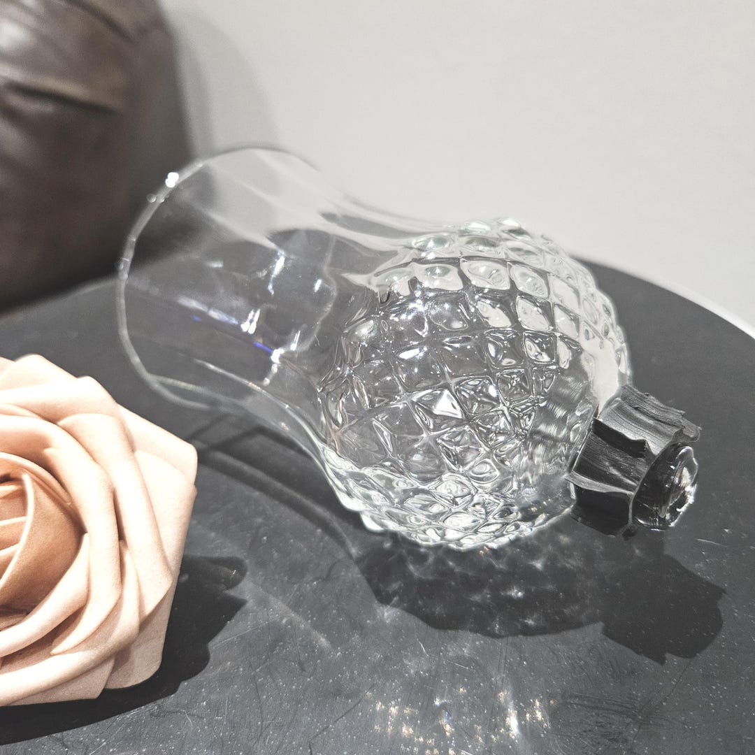 Diamond Prism Cut Peg Glass Votive Cup - Home Interiors - Etsy