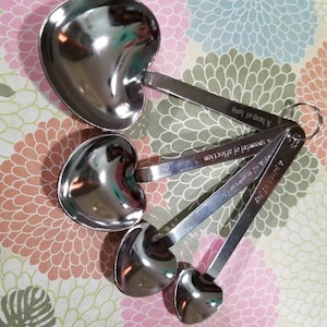 Measuring Spoon Set 4 Piece Novelty Set Cooking Gadgets Heart Shaped ...