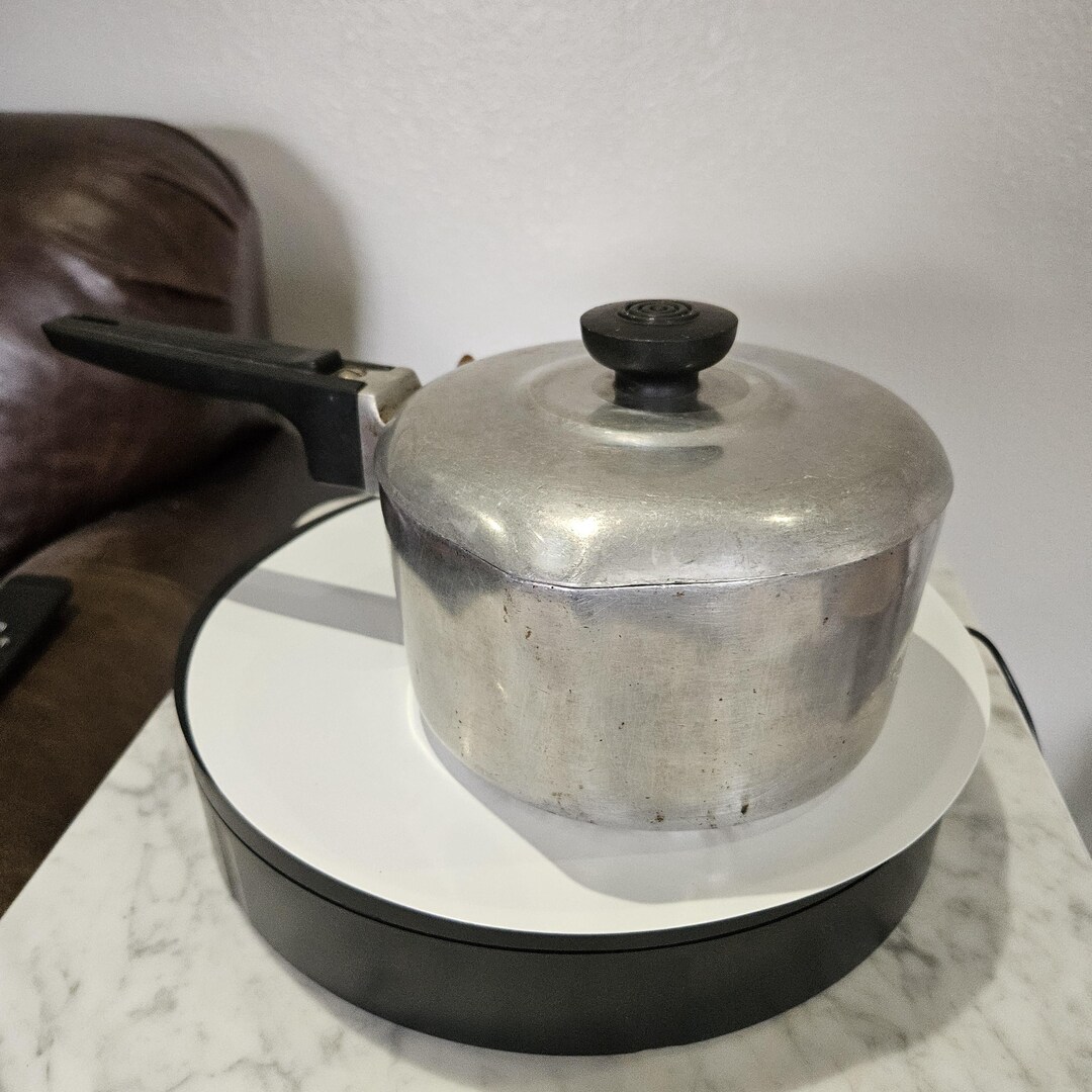 Magnalite Wagner Ware 2 Quart Saucepan Vintage Heavy Aluminum Cookware ...