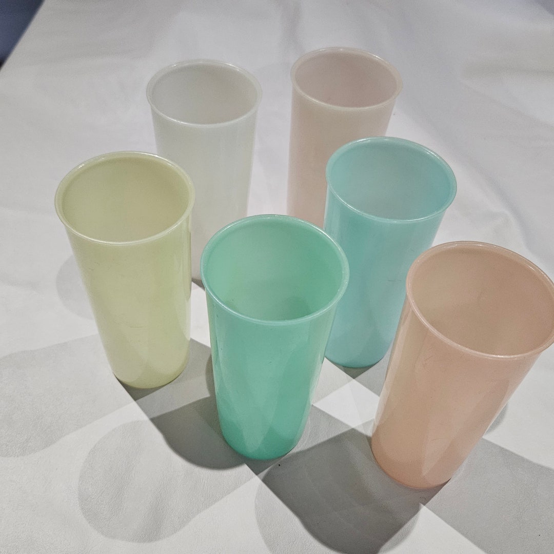 Vintage Tupperware Glasses Millionaire Line 1954 Lot of 6 Assorted ...