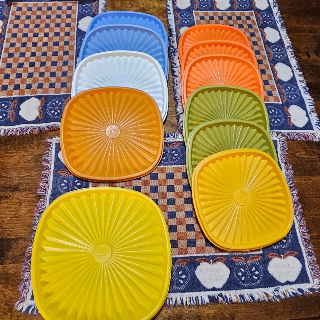 Tupperware Servalier Lids Square Replacement Lids Group 30 - Etsy