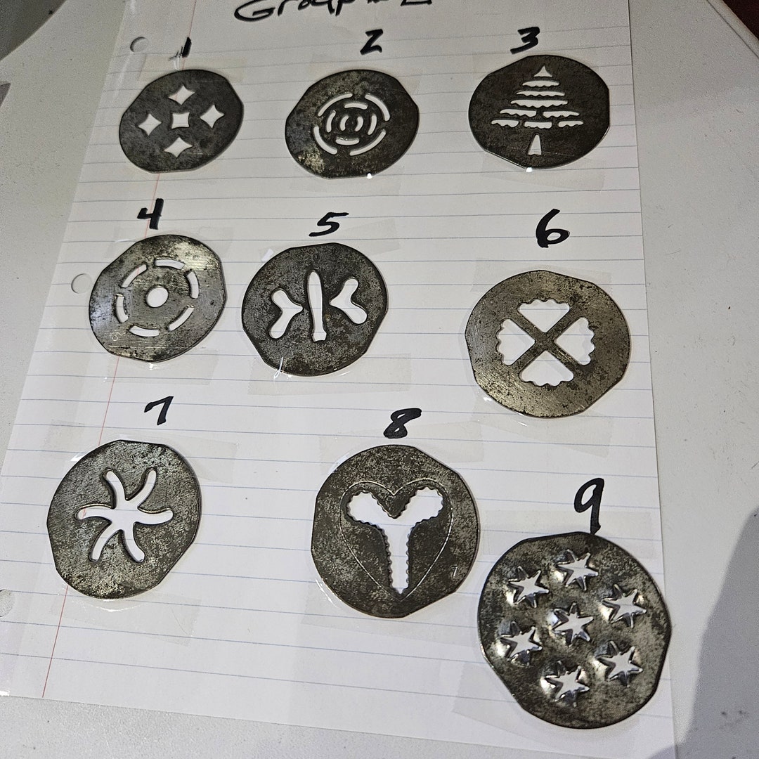 Vintage Mirro Cookie Press Disks Circa 1950s Sold Separately Retro ...