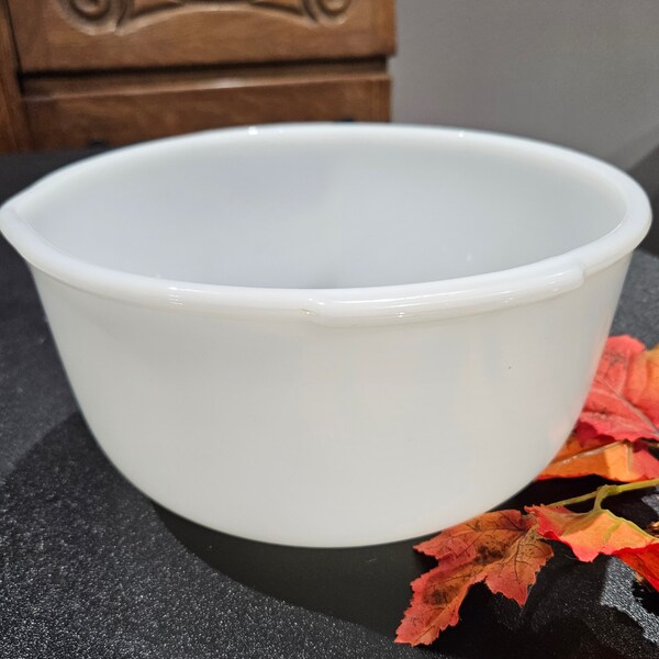 Large Fire King Mixing Bowl - Etsy