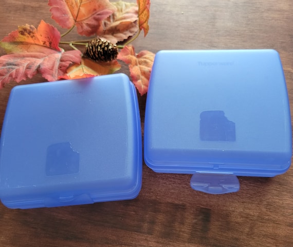 Vintage Tupperware Sandwich Container Hinged Container Retro - Etsy