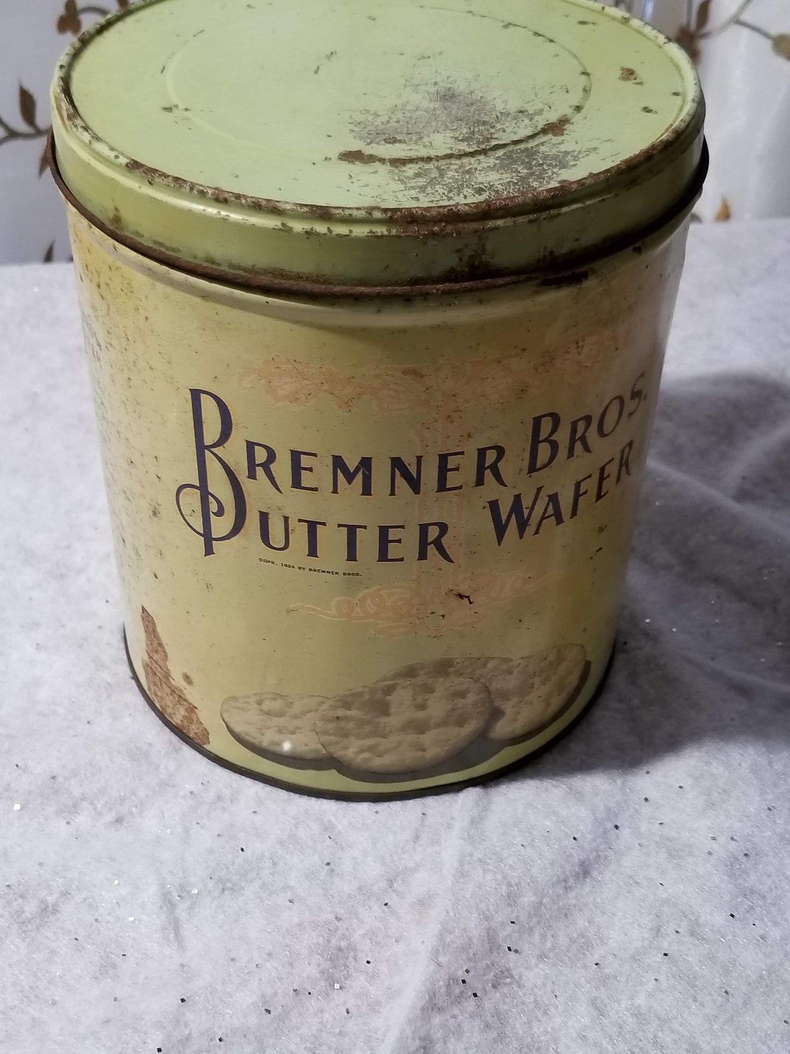 Vintage Tin RARE 1924 Bremner Bros Butter Wafer Tin Retro | Etsy