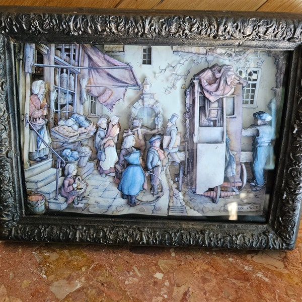 Anton Pieck 3d Shadow Box - Etsy