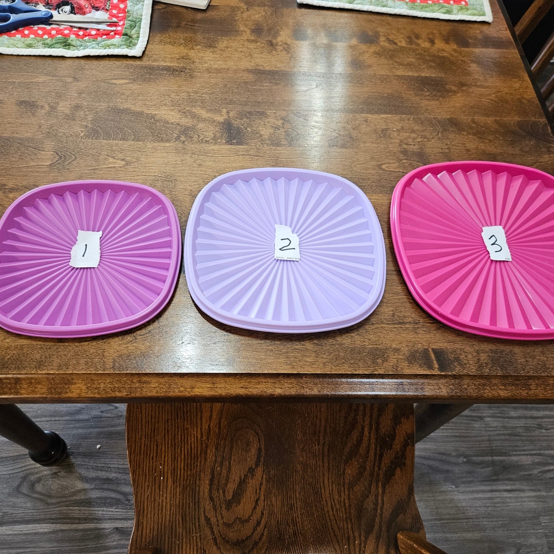 Tupperware Servalier Lid Vintage 1970s Square Lids Your Choice 7.50 or ...
