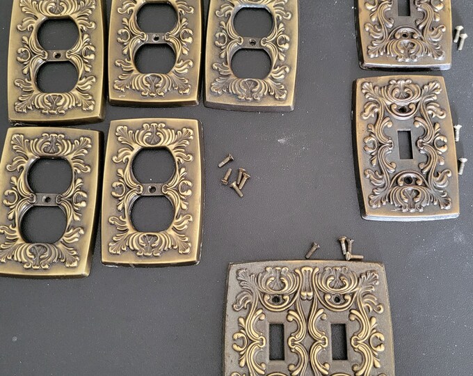 Vintage Hall Mack Light Switch and Outlet Covers Retro Vintage Hardware ...