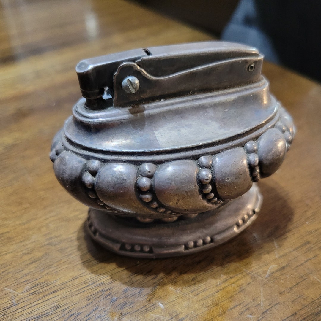 Ronson Cigarette Lighter Crown Made in USA Table Top Decorative Lighter ...