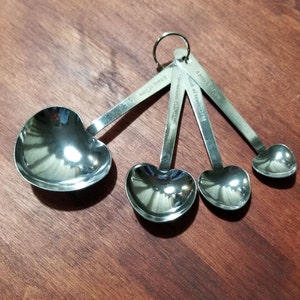 Measuring Spoon Set 4 Piece Novelty Set Cooking Gadgets Heart Shaped ...