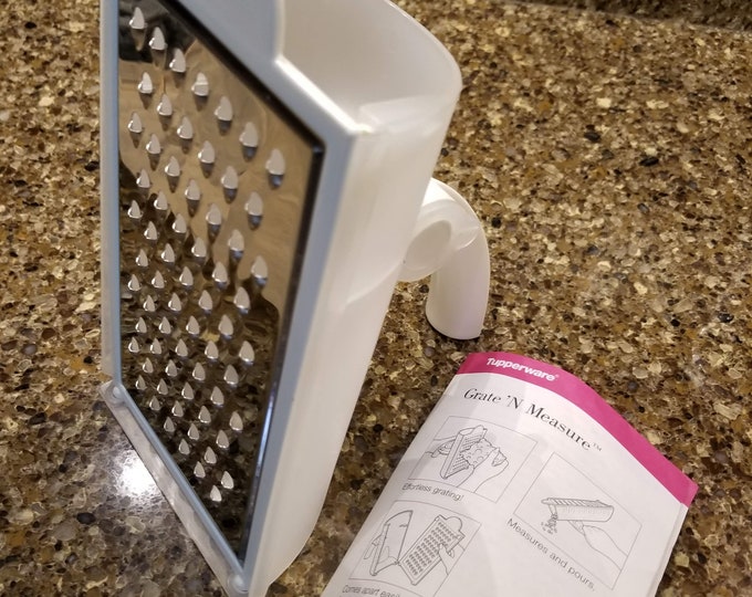 Vintage Tupperware Grate N Measure Kitchen Gadgets Instructions ...