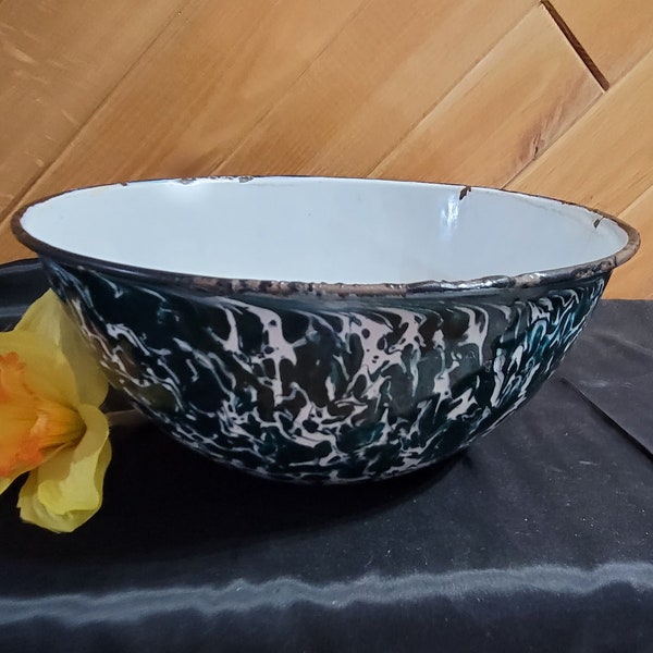 Enamelware Bowl - Etsy