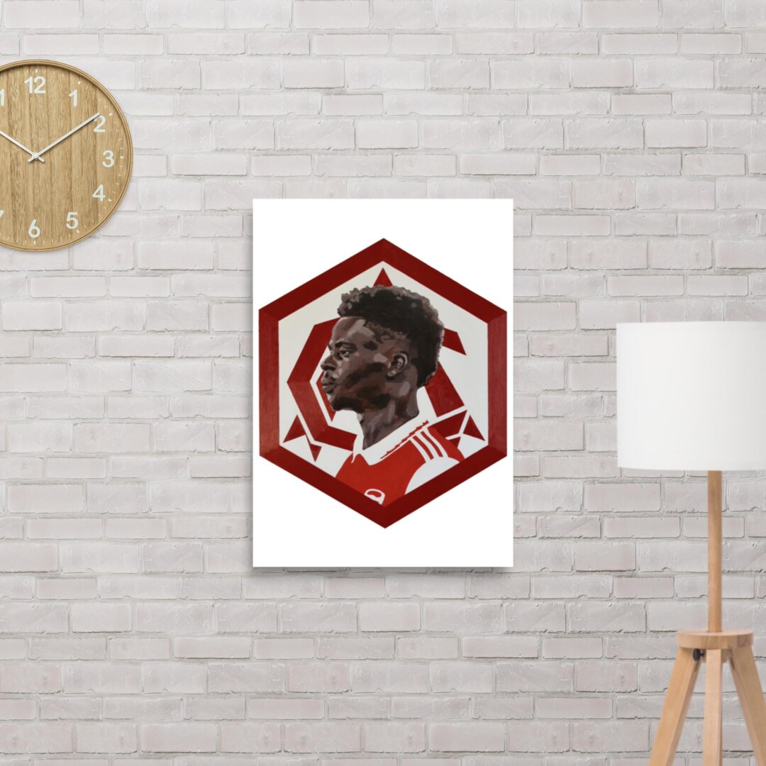 Bukayo Saka Art - Hand Painted Art Prints - Poster - Gift. Murphy Art ...