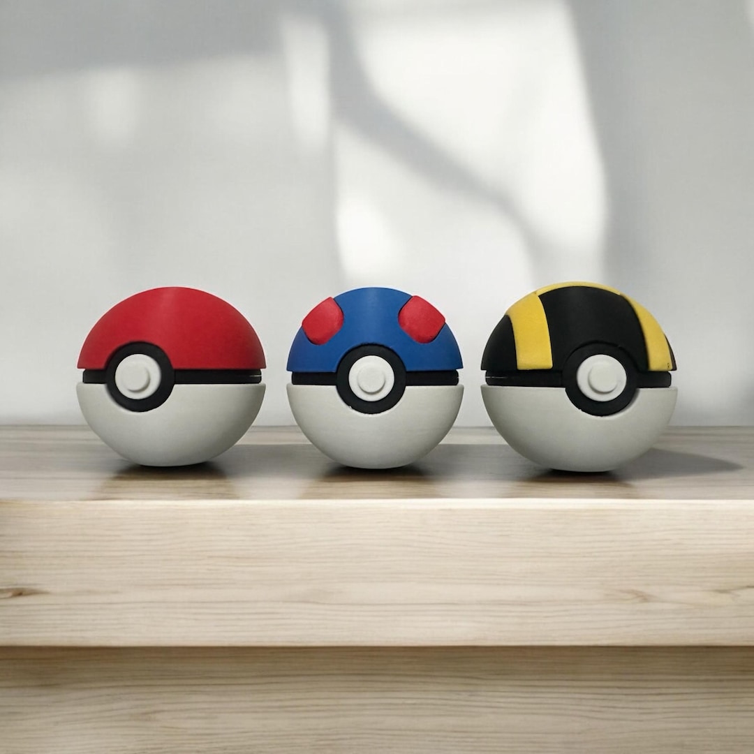 Functional Pokeball With Magnetic Closure - Etsy