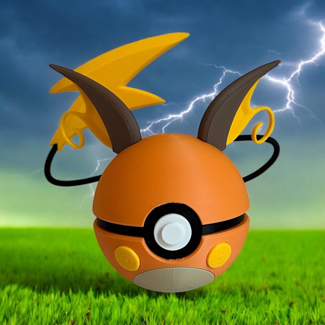 Raichu Pokeball - Etsy