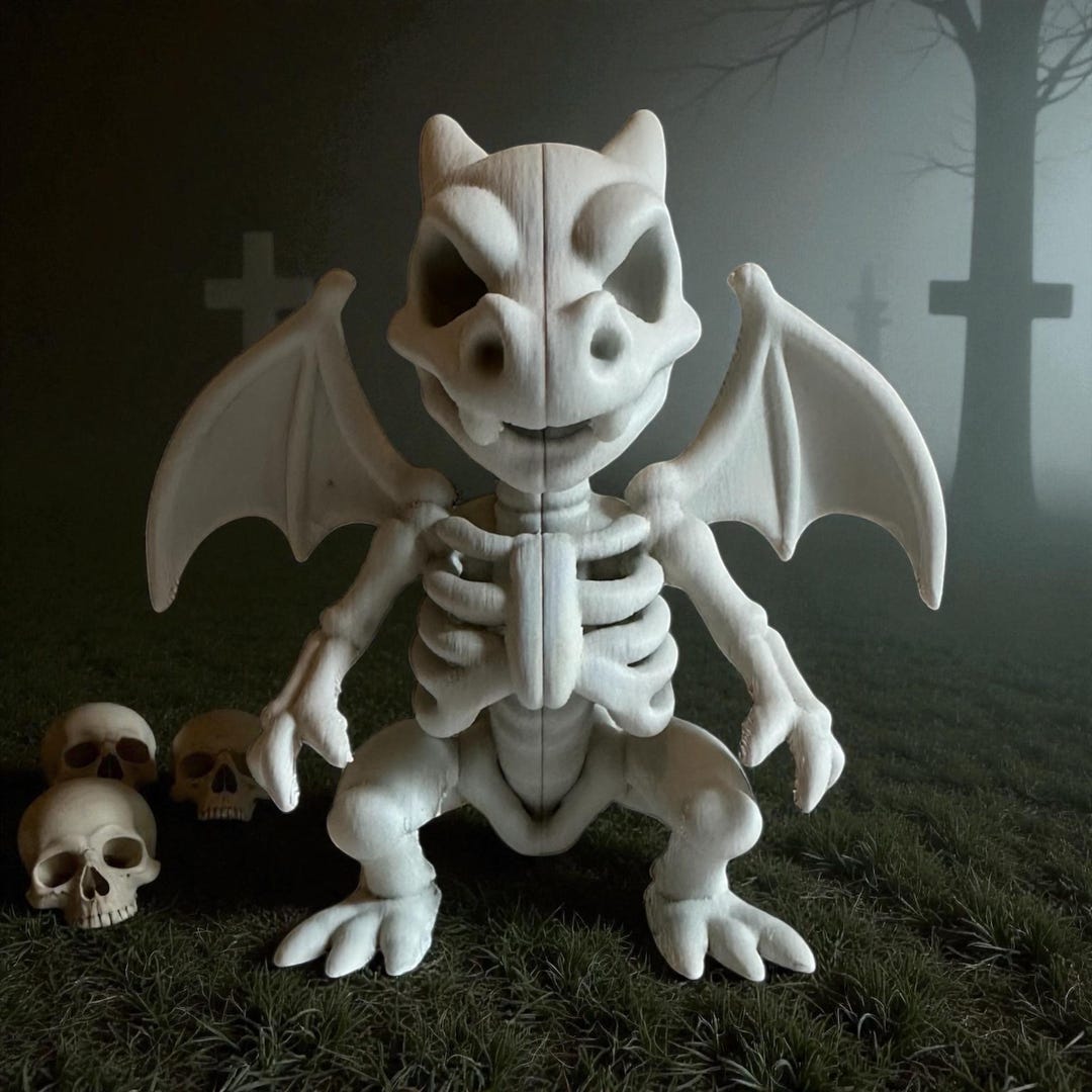 Charizard Skeleton - Etsy