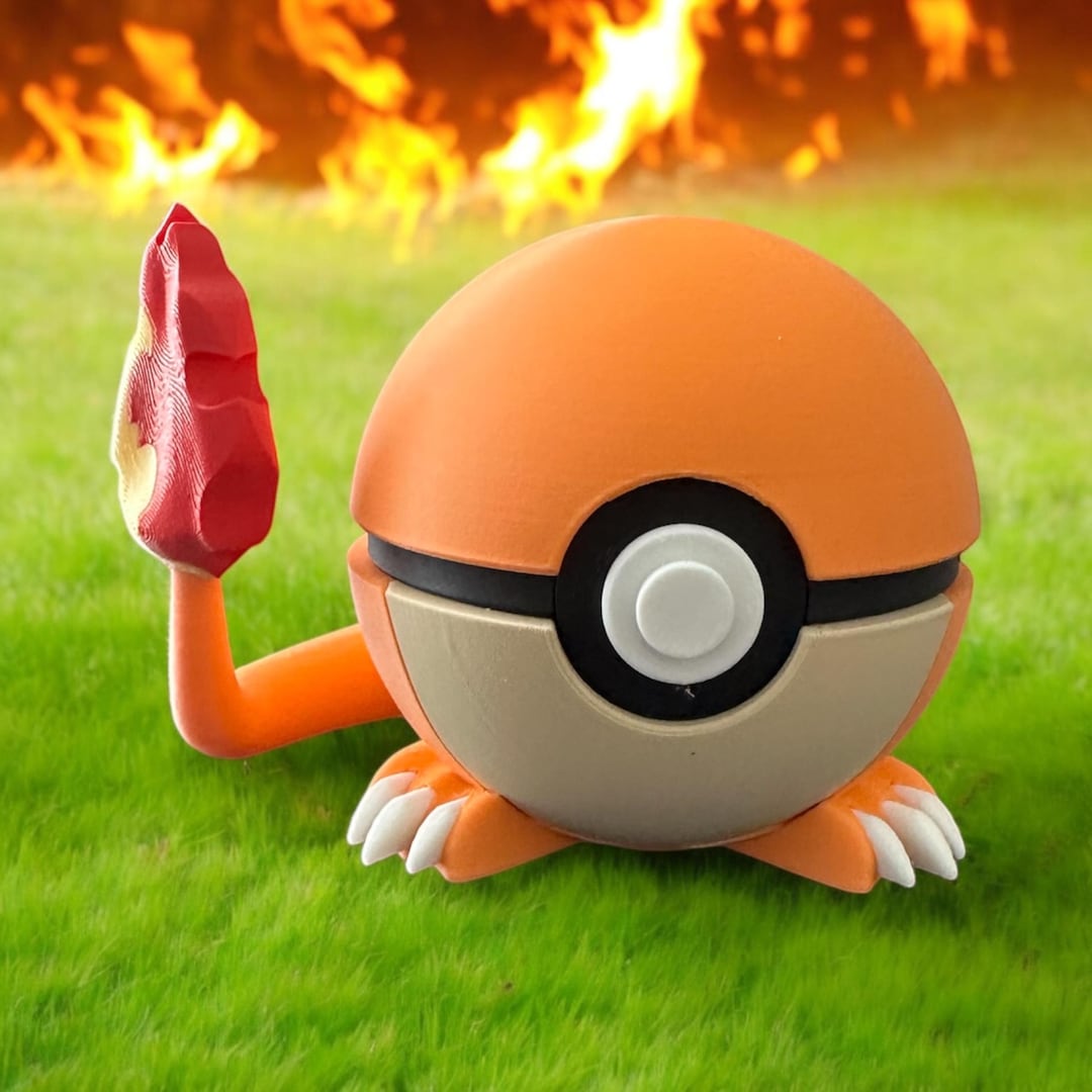 Charmander Pokeball - Etsy