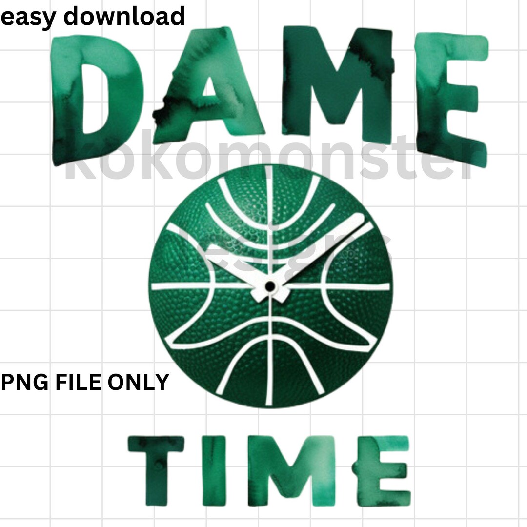 DAME TIME PNG Lillard Png Milwaukee Bucks Png Basketball Pmg - Etsy