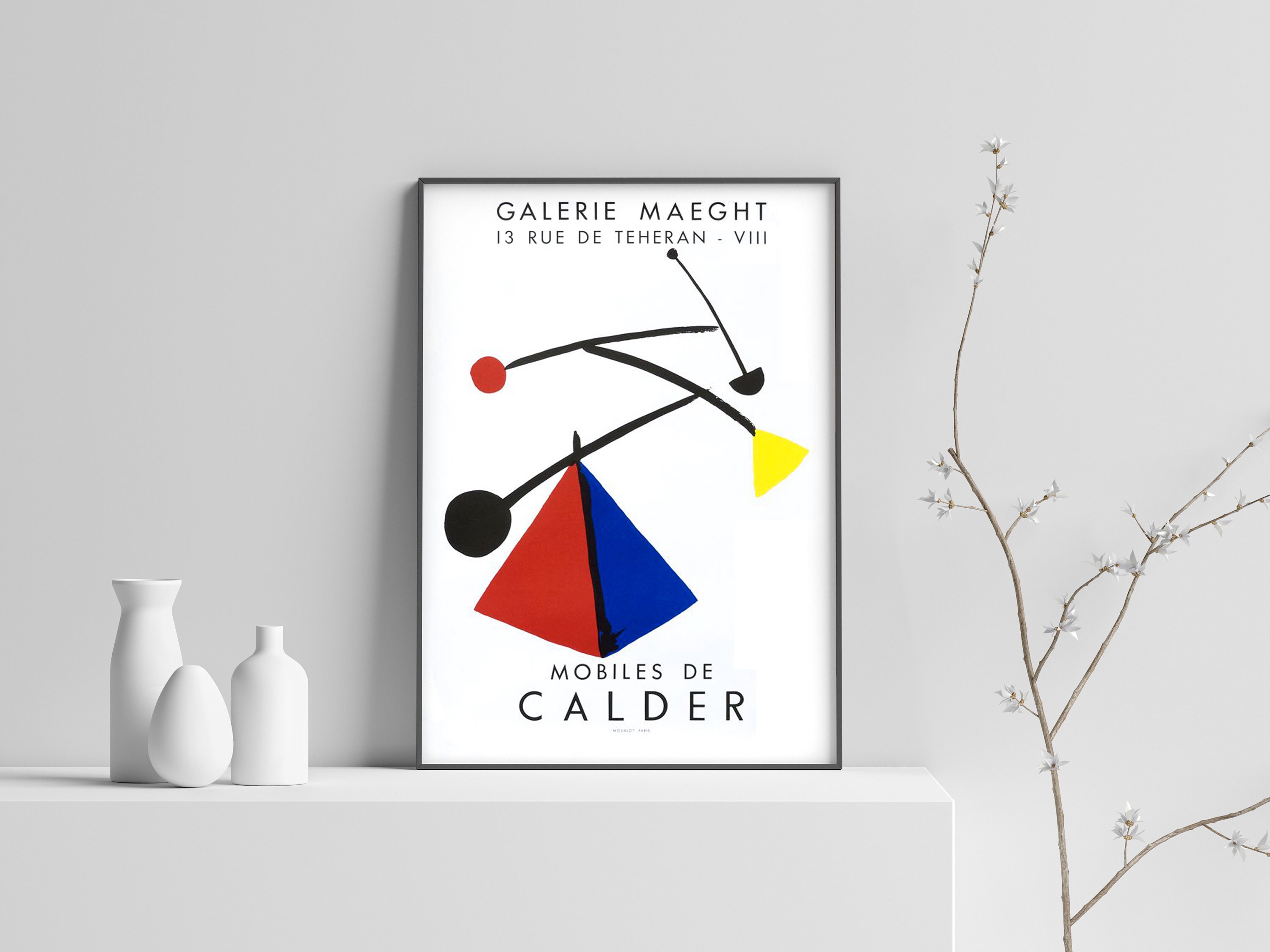 ALEXANDER CALDER, Original Lithography, Art Poster, mobiles De Calder ...