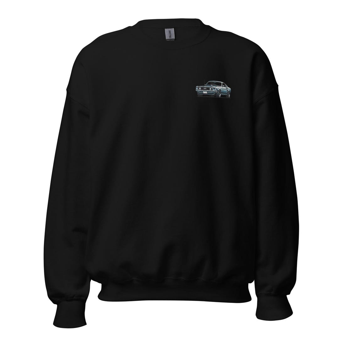 Ford Mustang Pixel Art Embroidered Sweatshirt - Etsy