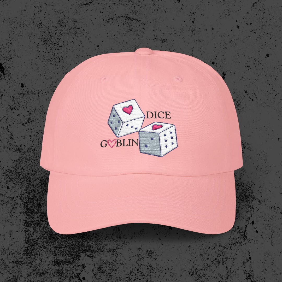 Dice Goblin Cute Fantasy Hat, RPG Gamer Gift, Vintage Baseball Cap ...