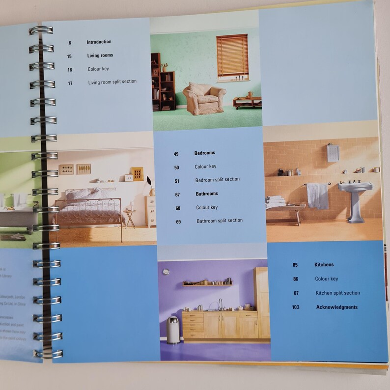 Vintage Interior Colour Book: 90s Design Palette Colors for Interior ...