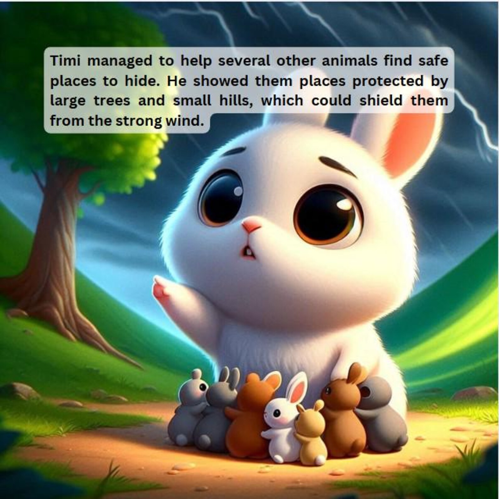 Kids Story Book: Timi the Brave Rabbit - Etsy