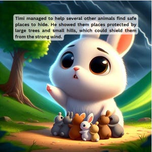 Kids Story Book: Timi the Brave Rabbit - Etsy