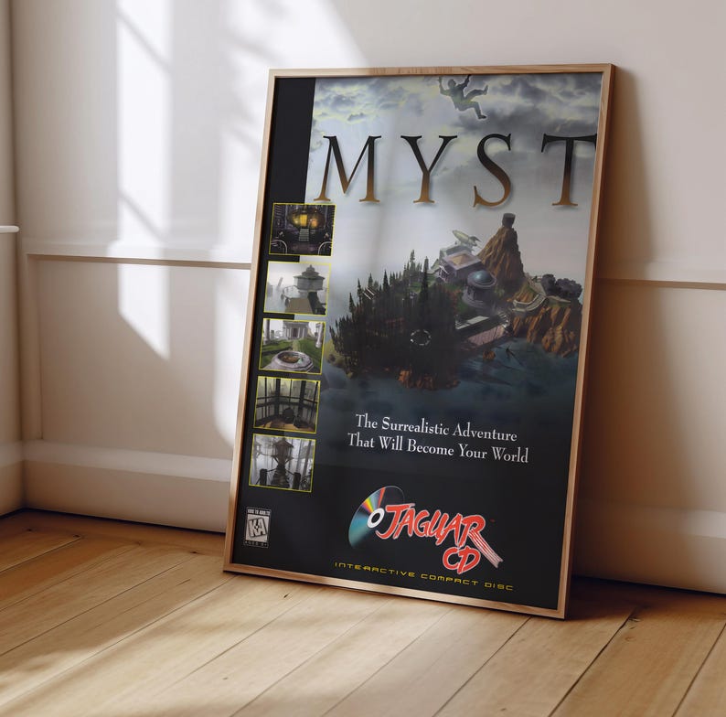 Myst Poster Print | Gaming Poster | Gaming Decor | Video Game Poster ...