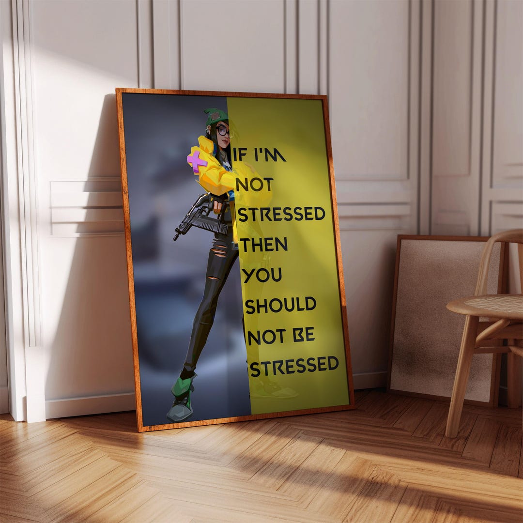 Valorant Killjoy Poster Print | Gaming Poster | 3 Colors | Gaming Decor ...