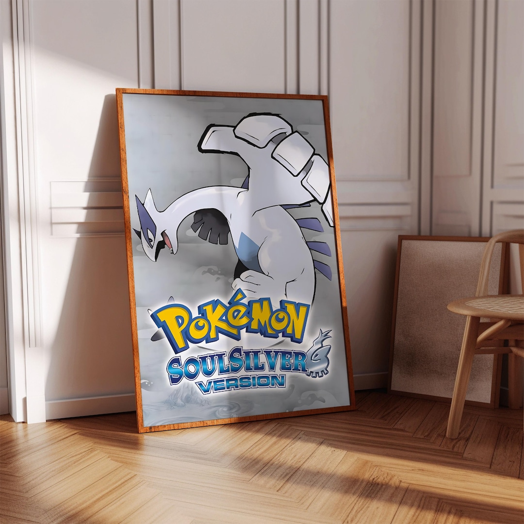 Pokemon Soulsilver Poster Print | Gaming Poster | Gaming Decor | Video ...
