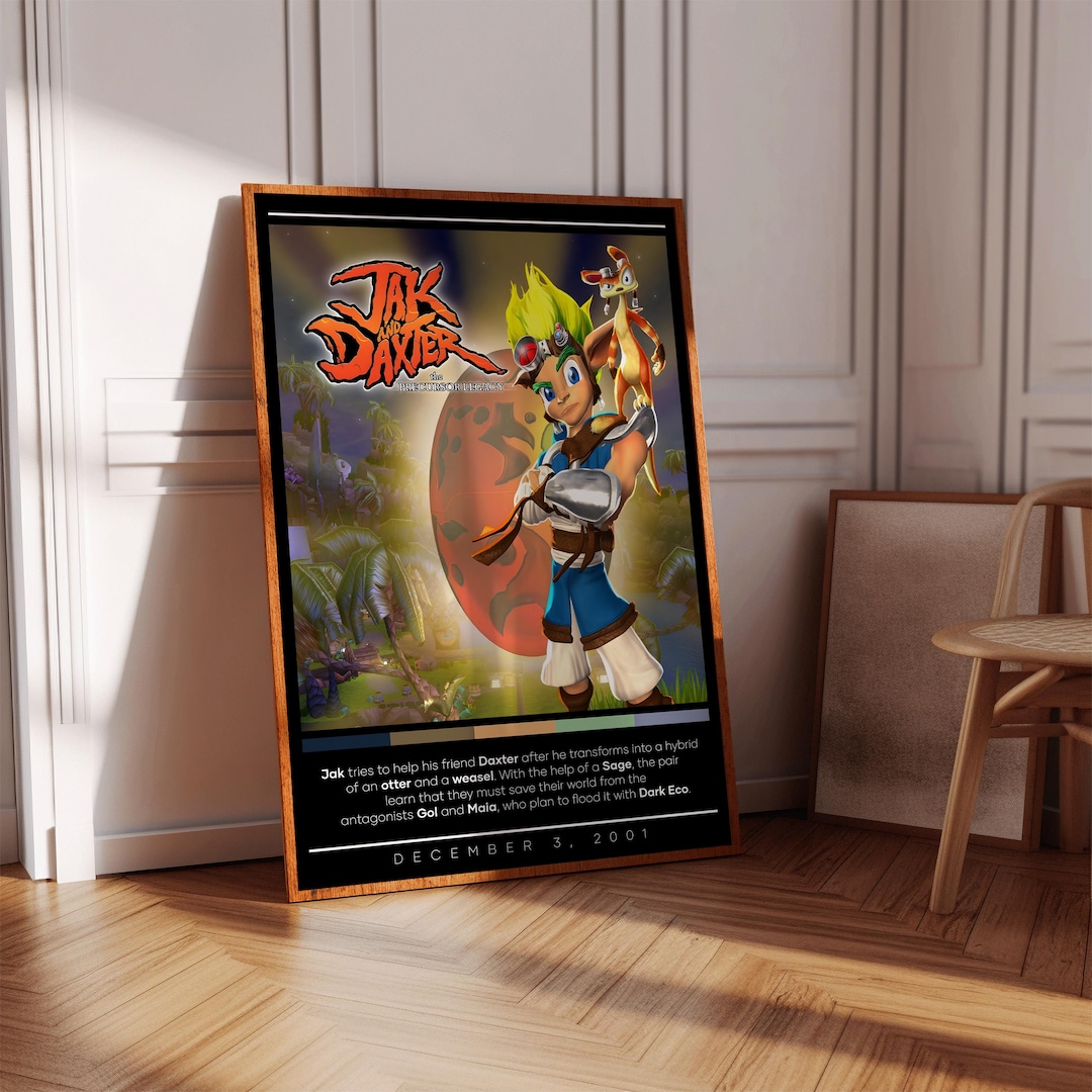 Jak and Daxter the Precursor Legacy Poster Print | Gaming Poster | 3 ...