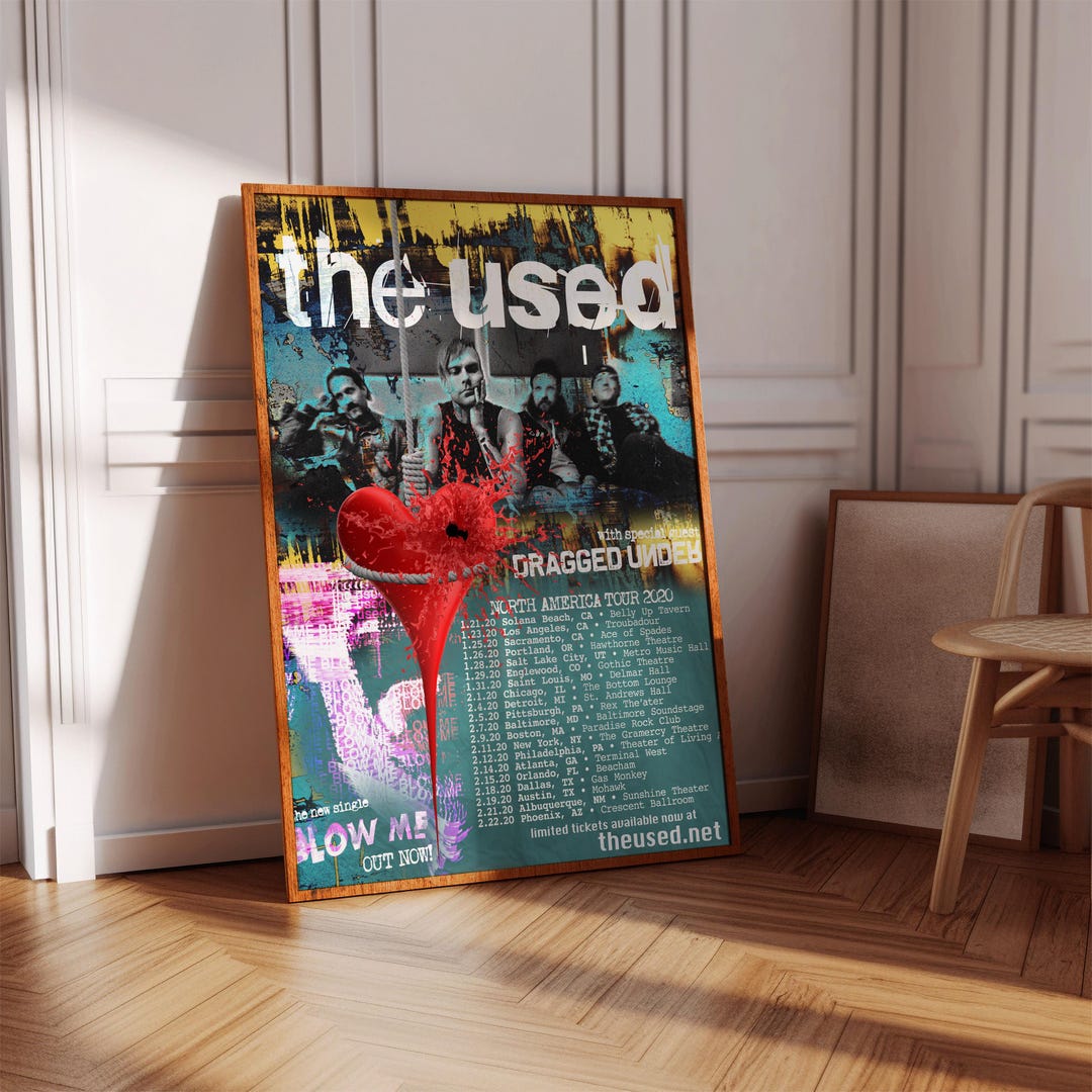 The Used Poster Print | Magazine Poster Print | Magazine Cover Art ...