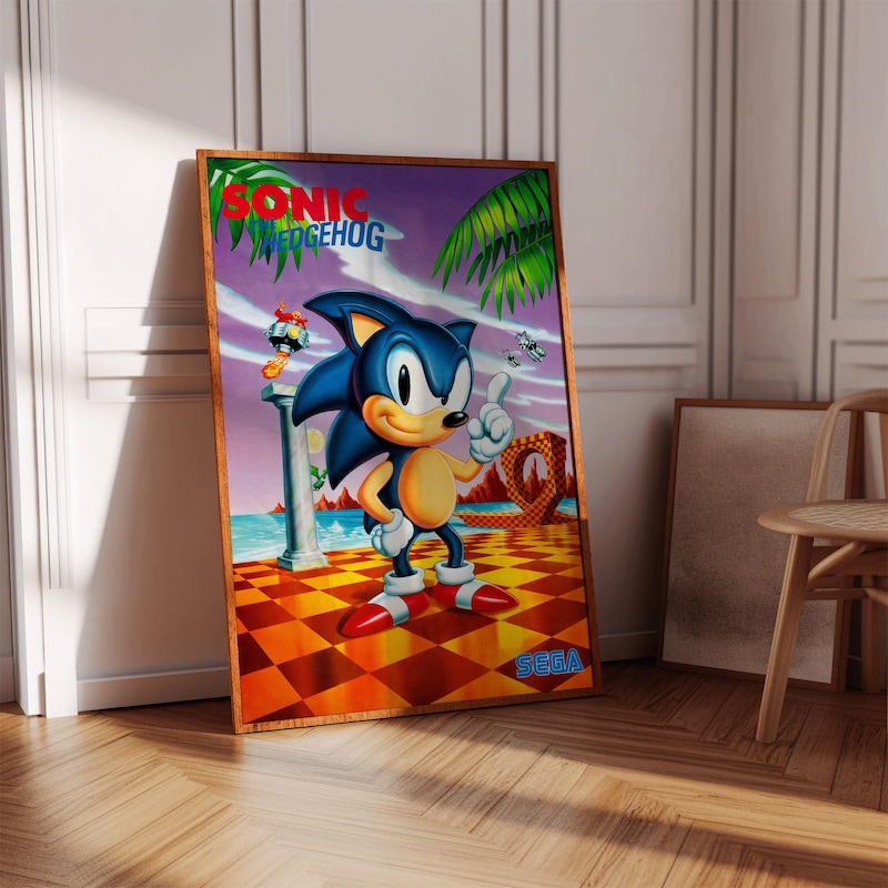 Sonic Poster - Etsy