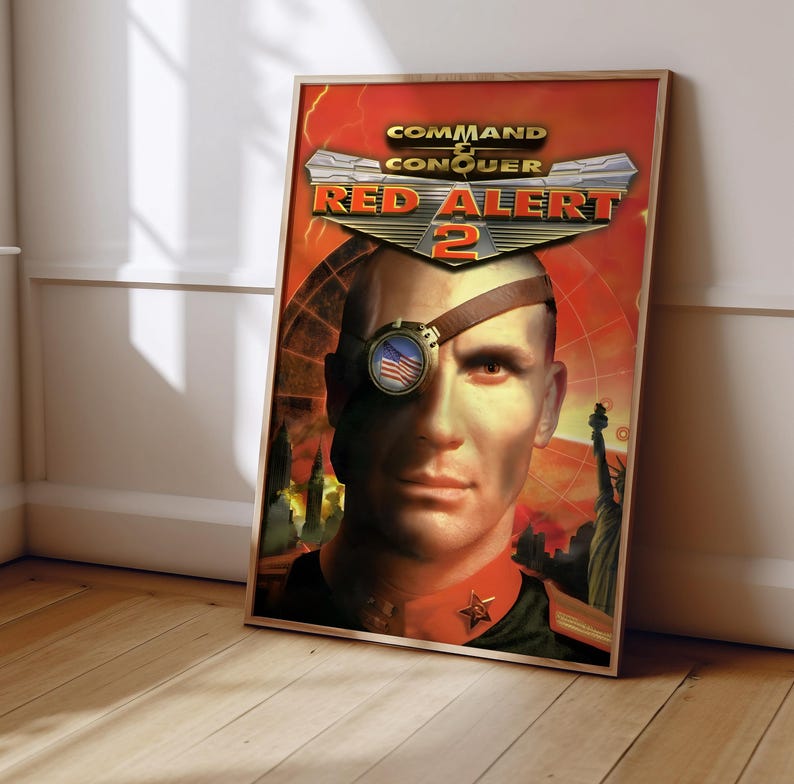 Command and Conquer Red Alert 2 Poster Print | Gaming Poster | Gaming ...