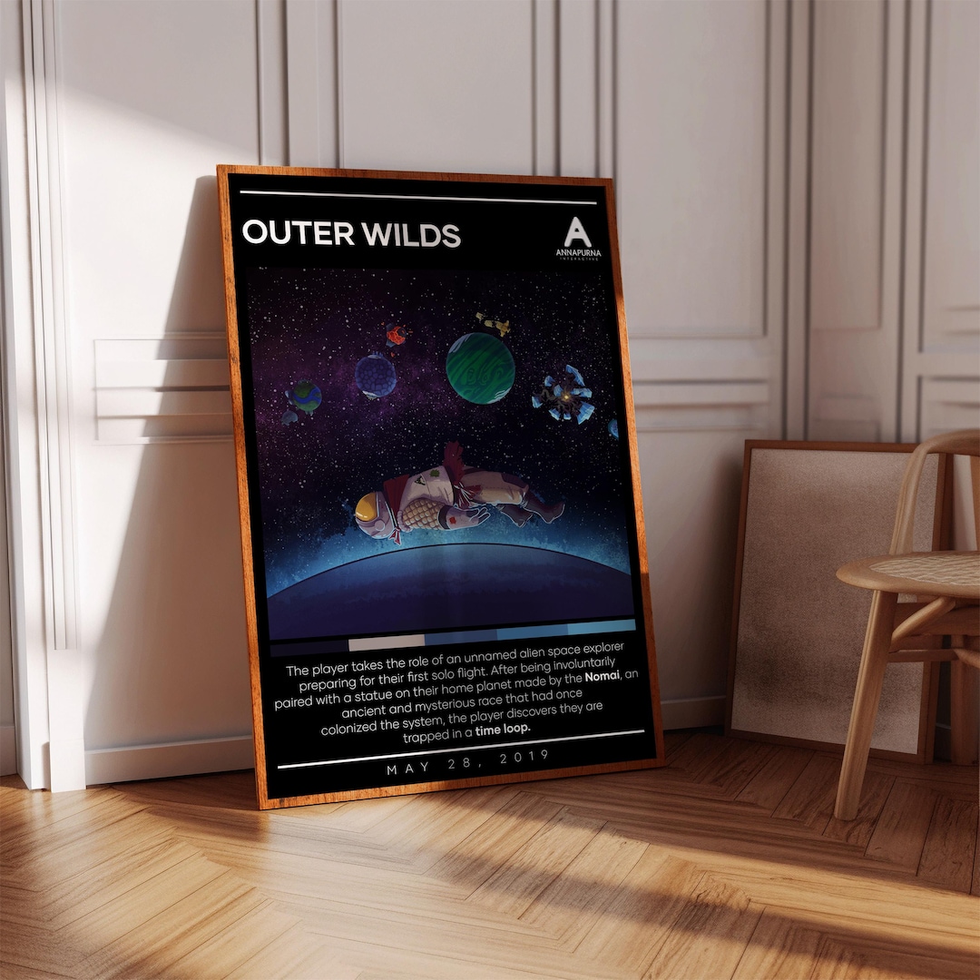 Outer Wilds Poster Print | Gaming Poster | 3 Colors | Gaming Decor ...
