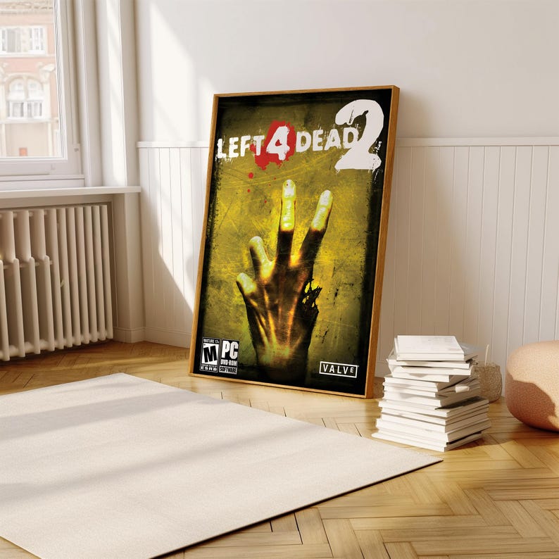 Left 4 Dead 2 Poster Print | Gaming Poster | Gaming Decor | Video Game ...
