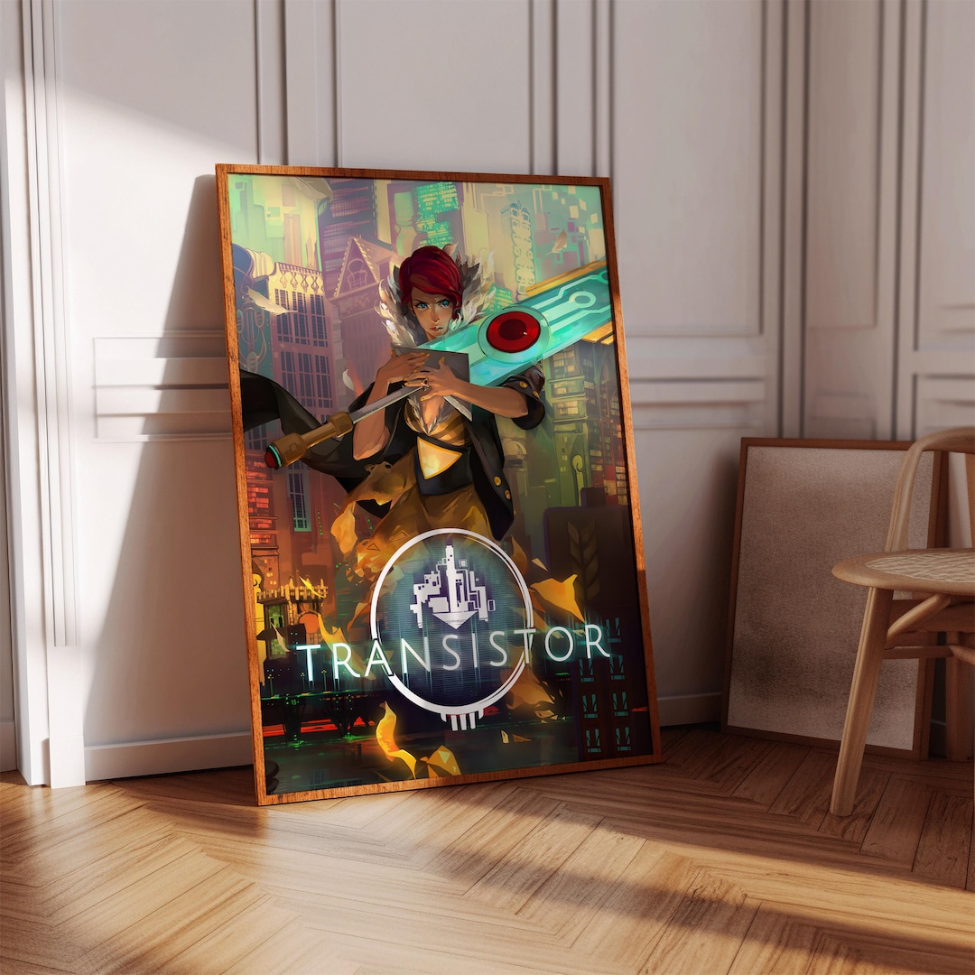Transistor Poster Print | Gaming Poster | Gaming Decor | Video Game ...