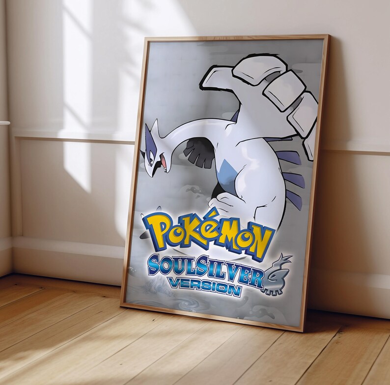 Pokemon Soulsilver Poster Print | Gaming Poster | Gaming Decor | Video ...
