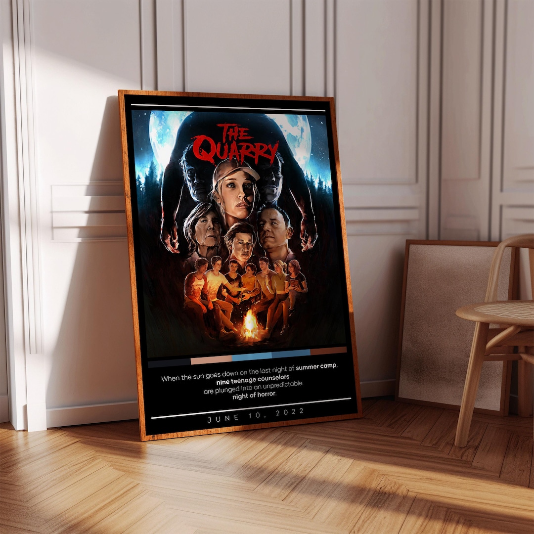 The Quarry Poster Print | Gaming Poster | 3 Colors | Gaming Decor ...