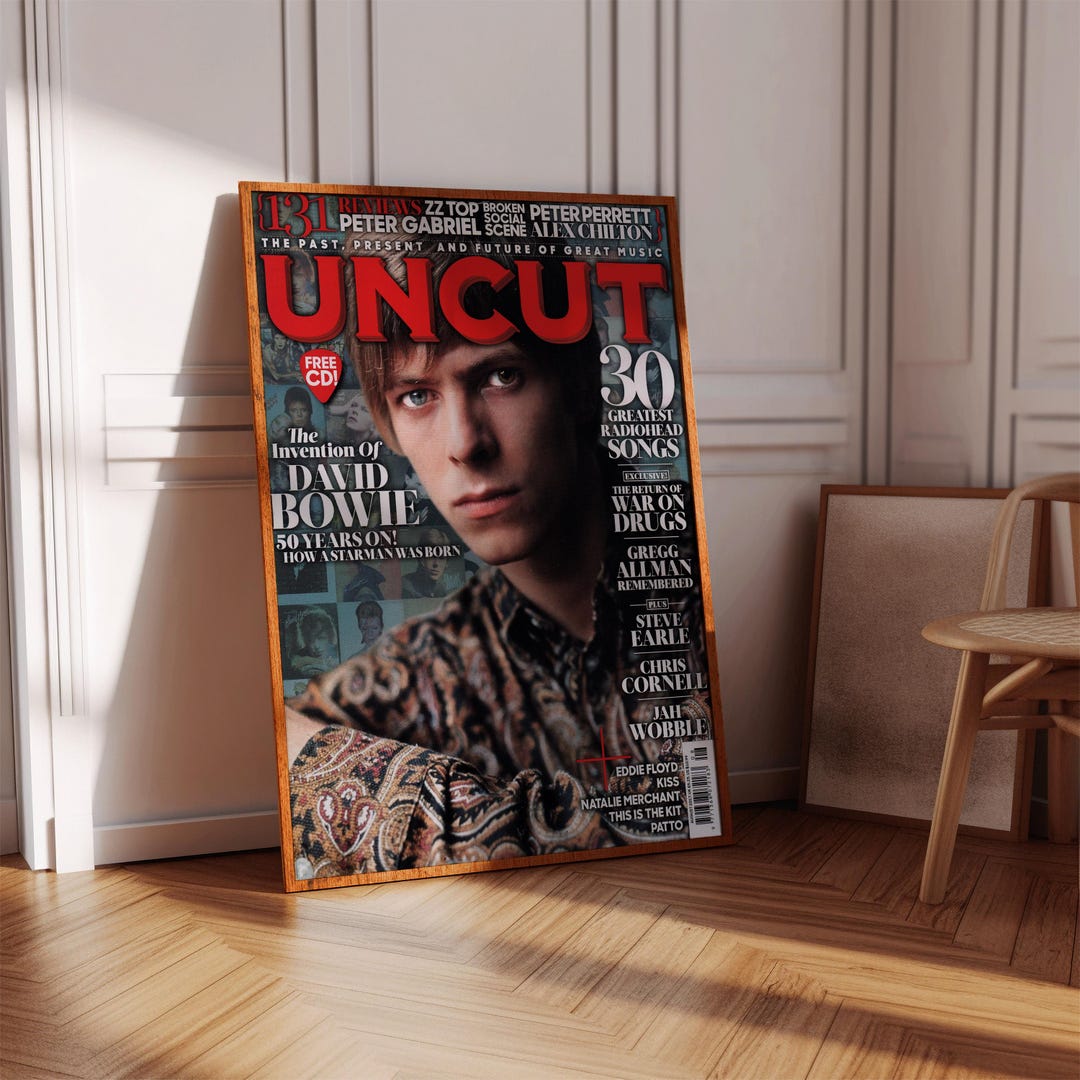 David Bowie Poster Print | Magazine Poster Print | Magazine Cover Art ...