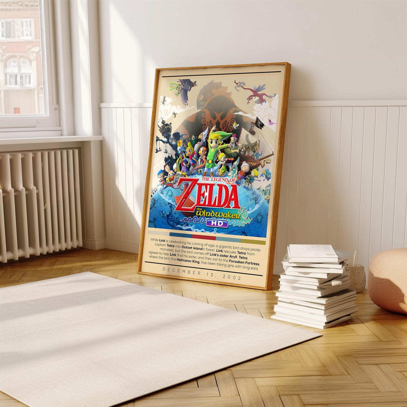 The Legend of Zelda the Wind Waker Poster Print | Gaming Poster | 3 ...