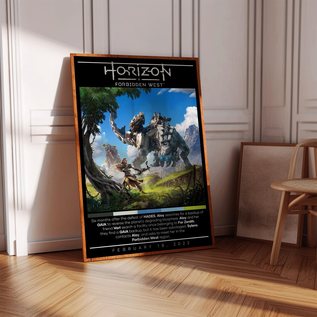 Horizon Forbidden West Poster Print | Gaming Poster | 3 Colors | Gaming ...