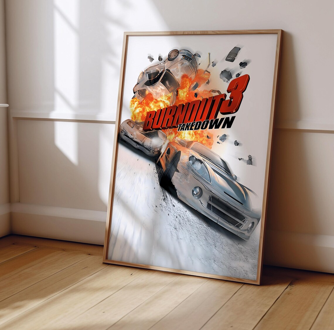 Burnout 3 Takedown Poster Print | Gaming Poster | Gaming Decor | Video ...