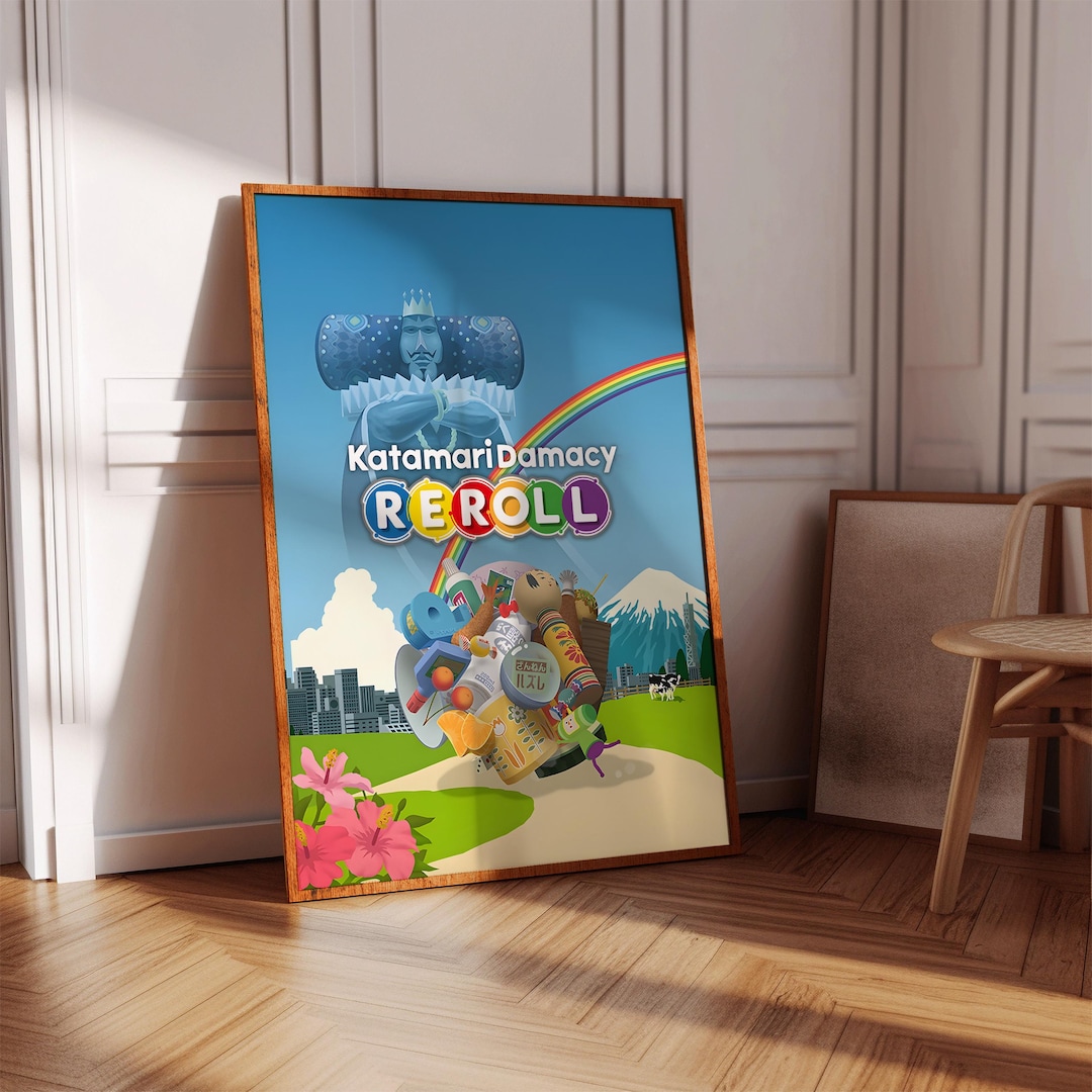 Katamari Damancy Reroll Poster Druck | Gaming Poster | Spiele Dekor ...