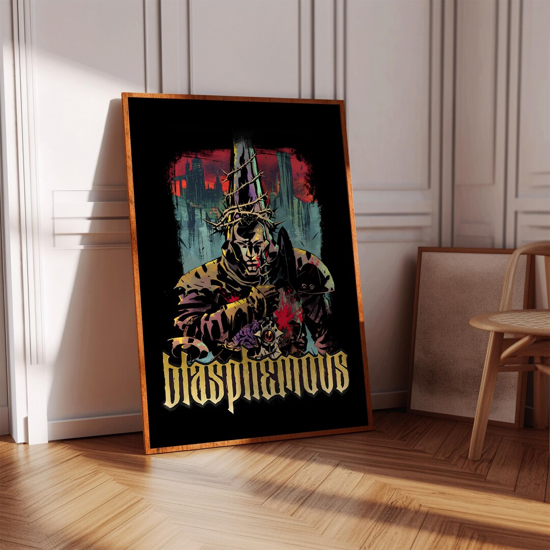 Blasphemous 2 Poster Print | Gaming Poster | Gaming Decor | Video Game ...