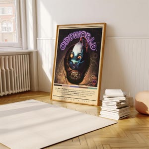 Oddworld Abe's Oddysee Poster Print | Gaming Poster | 3 Colors | Gaming ...