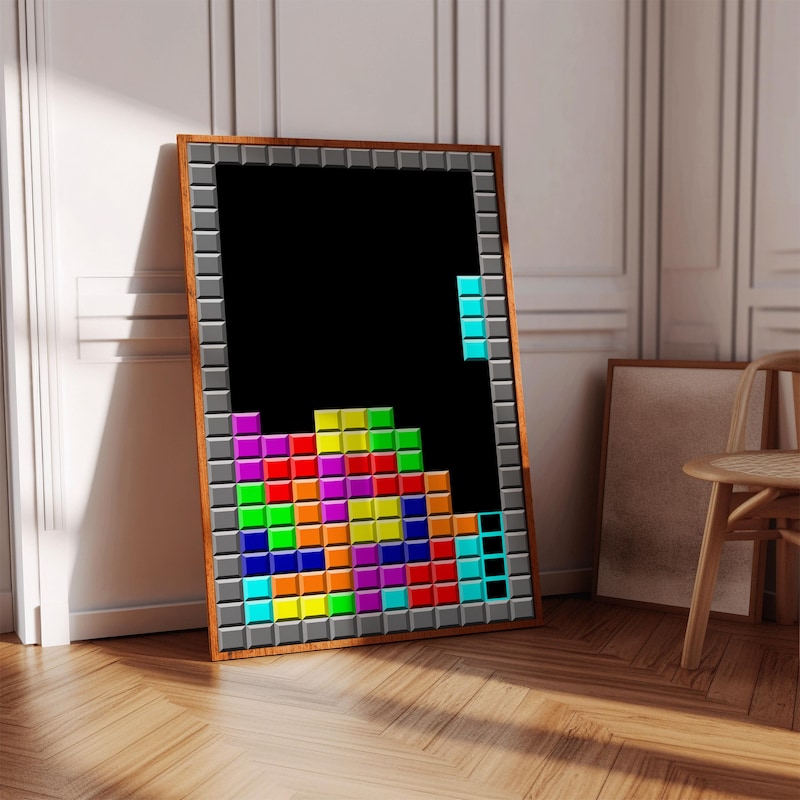 Tetris Art - Etsy