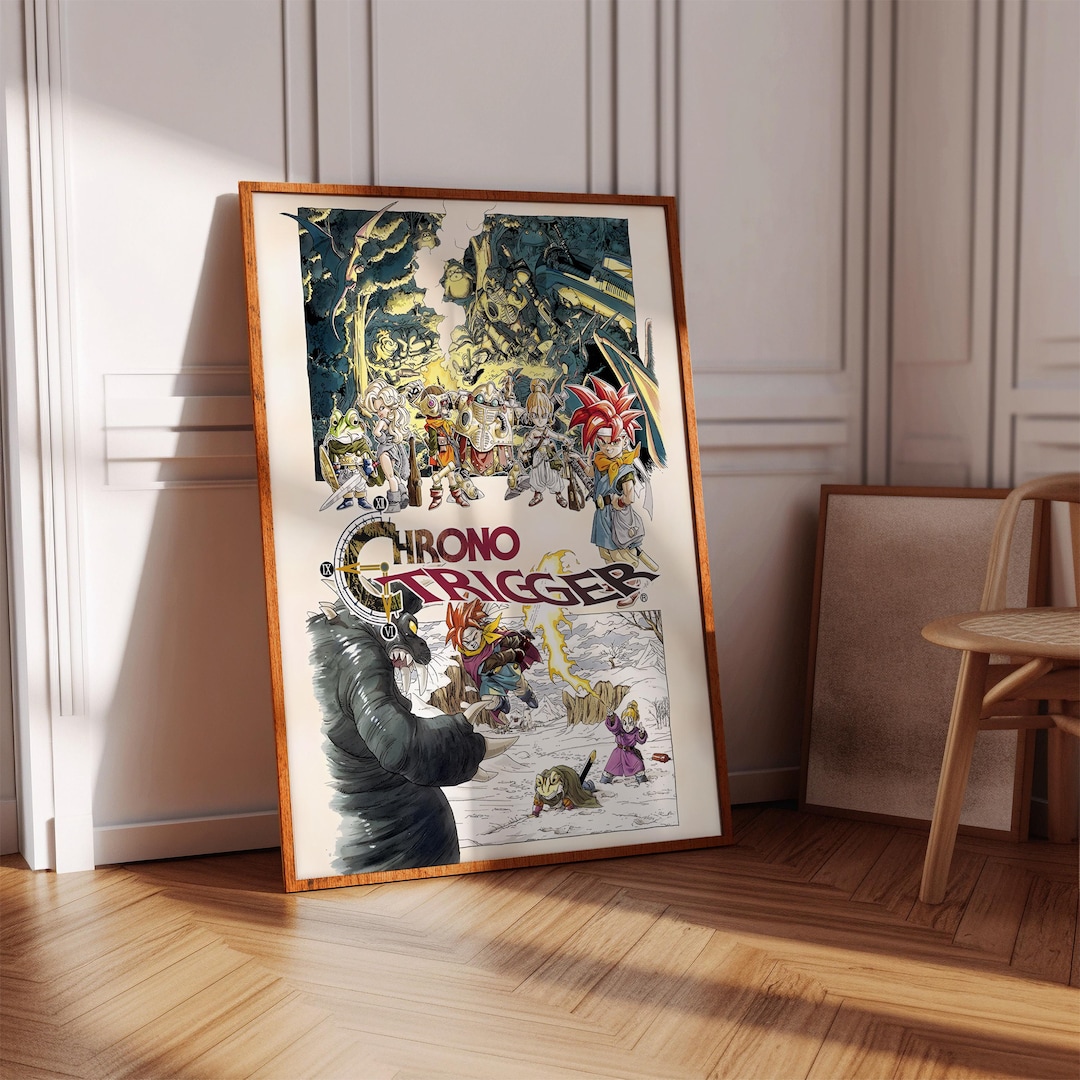 Chrono Trigger Poster Print | Gaming Poster | Gaming Decor | Video Game Poster | Gaming Gift ...