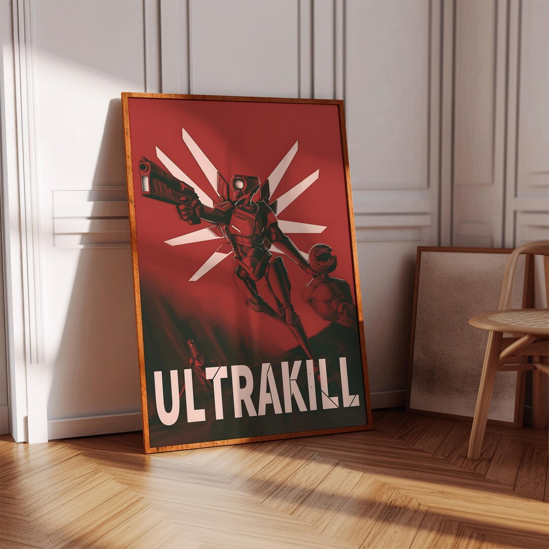 Ultrakill Poster Print | Gaming Poster | Gaming Decor | Video Game ...